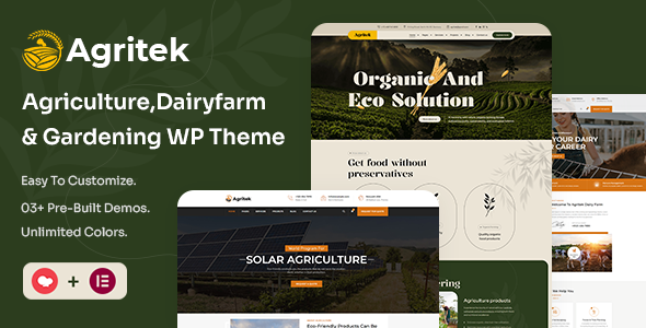 Agriculture Website Templates | ThemeForest