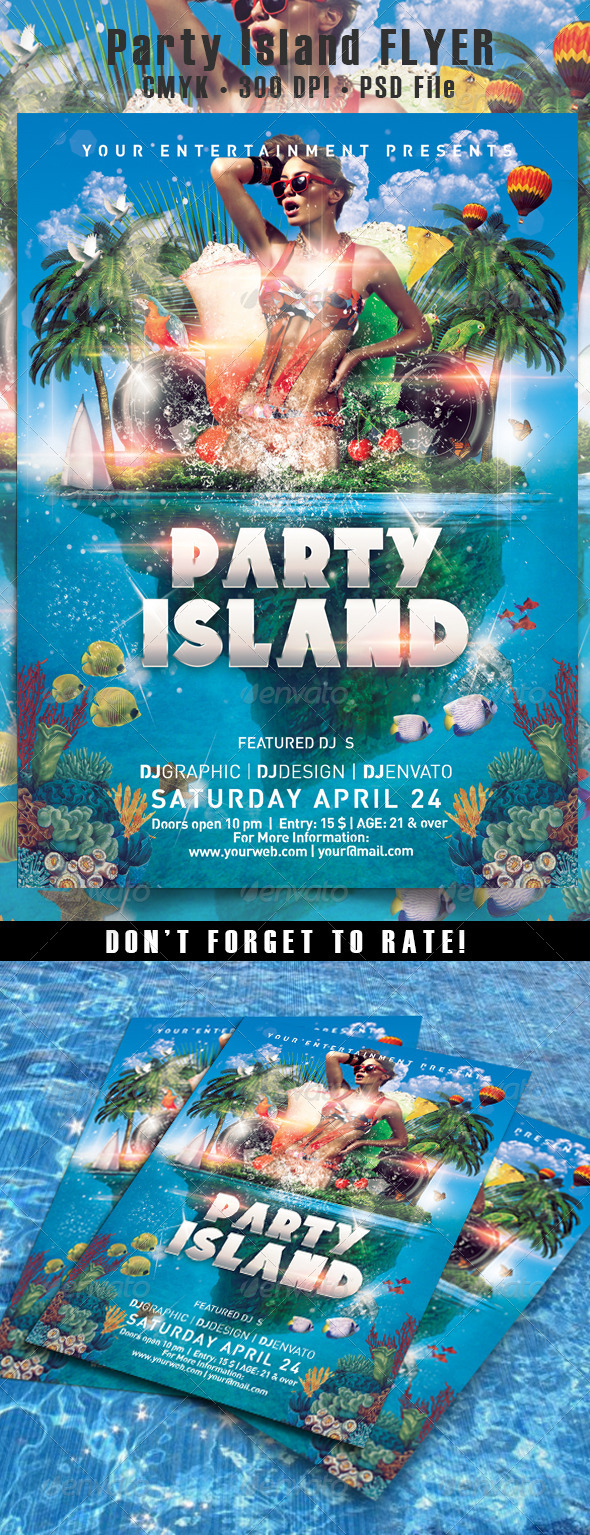 Island Graphics, Designs & Templates | GraphicRiver
