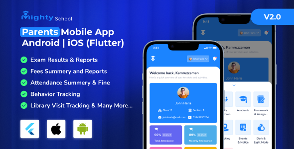 School App Mobile App Templates | CodeCanyon