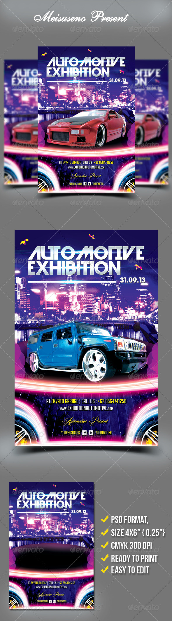 Tuning Car Flyer Templates from GraphicRiver