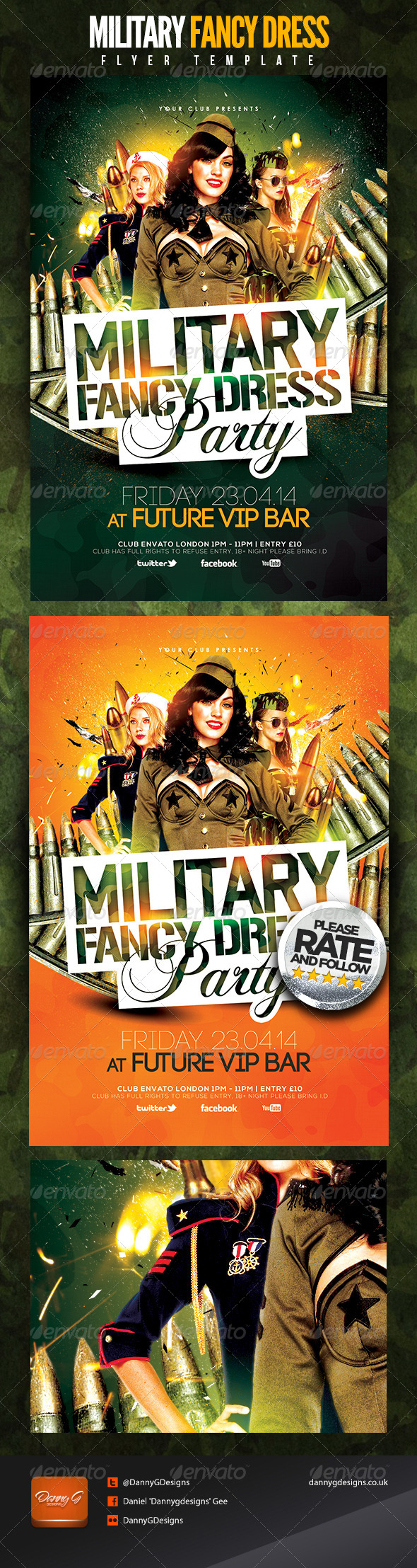 Military Flyer Templates from GraphicRiver