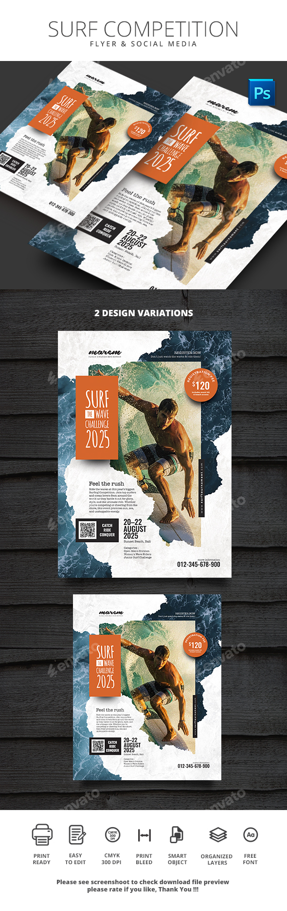 Surf Flyer Templates | GraphicRiver