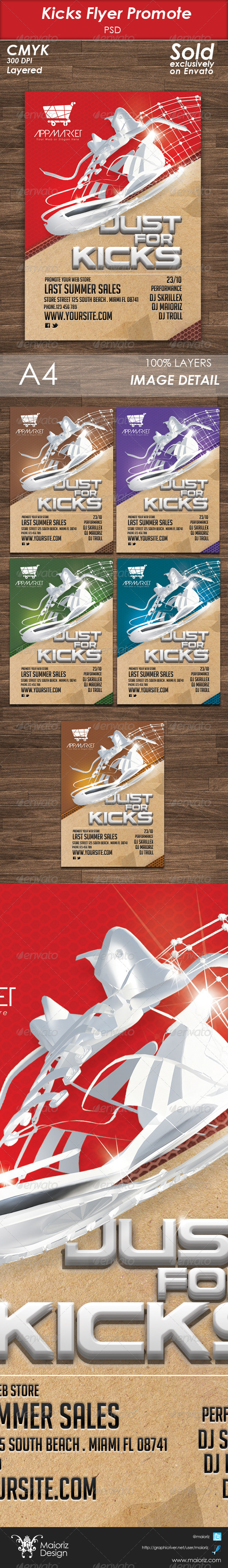 Kick Graphics, Designs & Templates | GraphicRiver