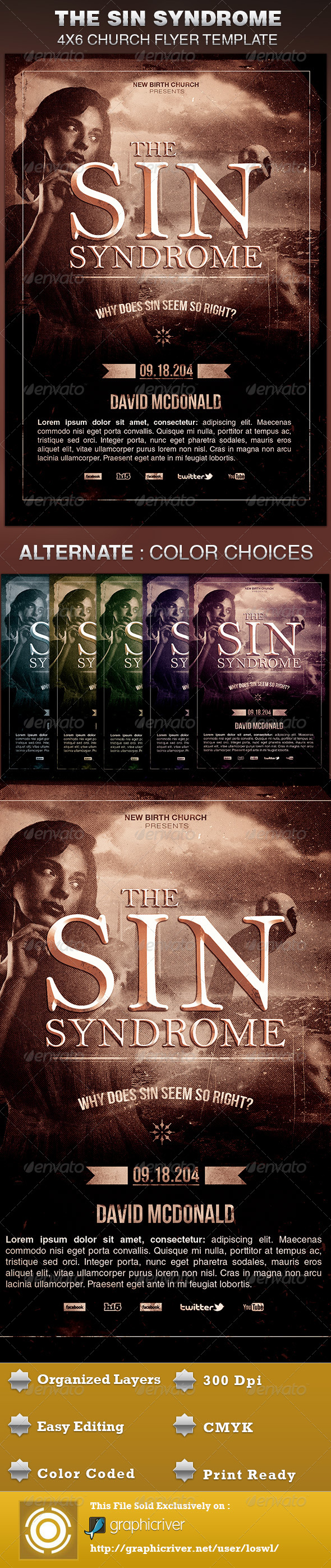 Sin Graphics, Designs & Templates from GraphicRiver