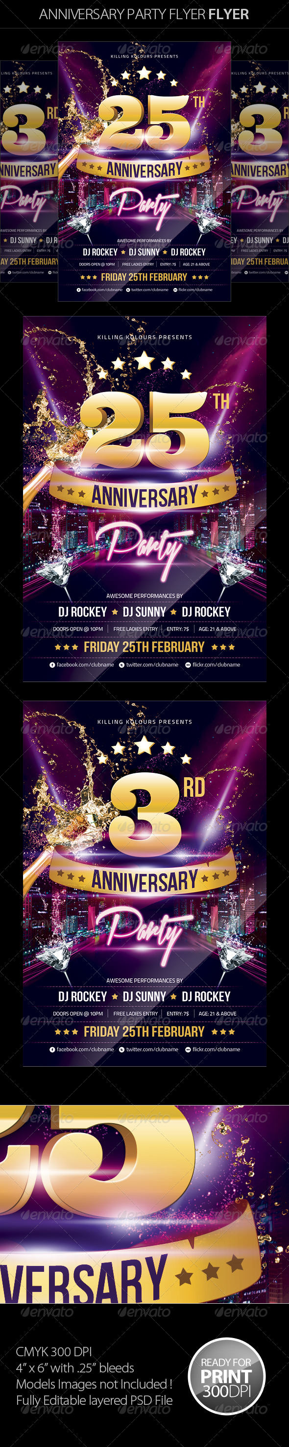 Anniversary Graphics, Designs & Templates | GraphicRiver