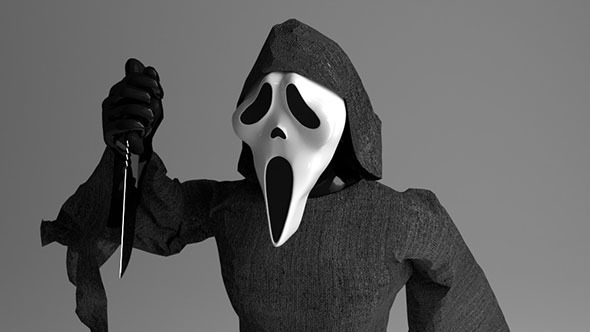 Ghostface CG Textures & 3D Model | 3DOcean