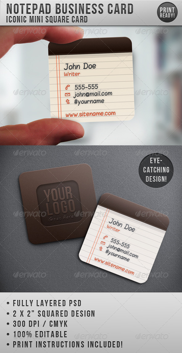 Notepad Stationery and Design Templates | GraphicRiver