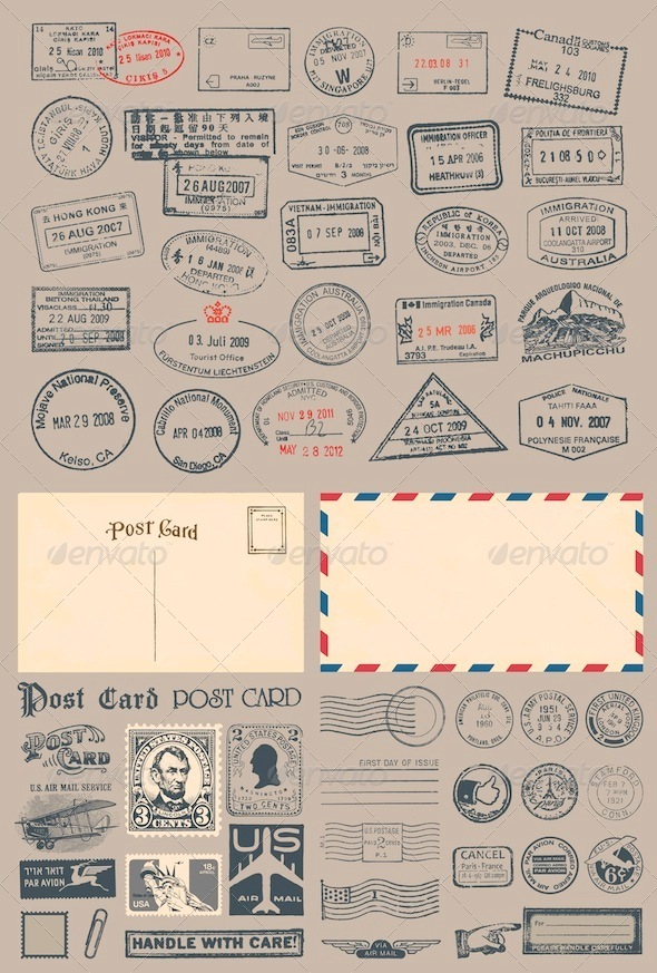 Stamps Graphics, Designs & Templates | GraphicRiver