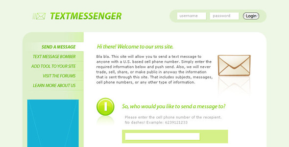Sms Service Website Templates | ThemeForest