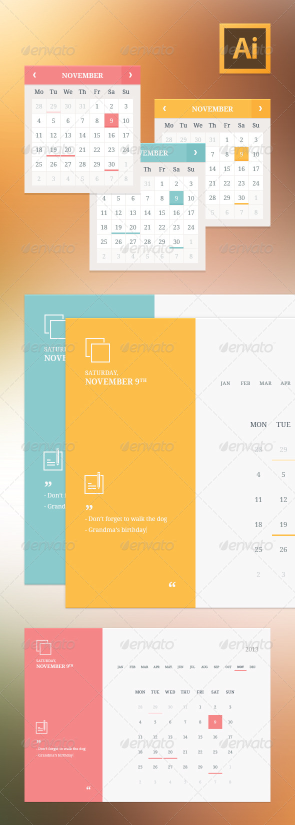 Widget Graphics, Designs & Templates | GraphicRiver
