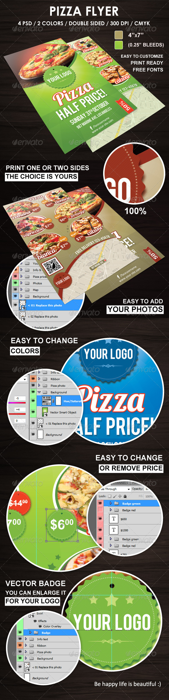 Pizza Graphics, Designs & Templates from GraphicRiver