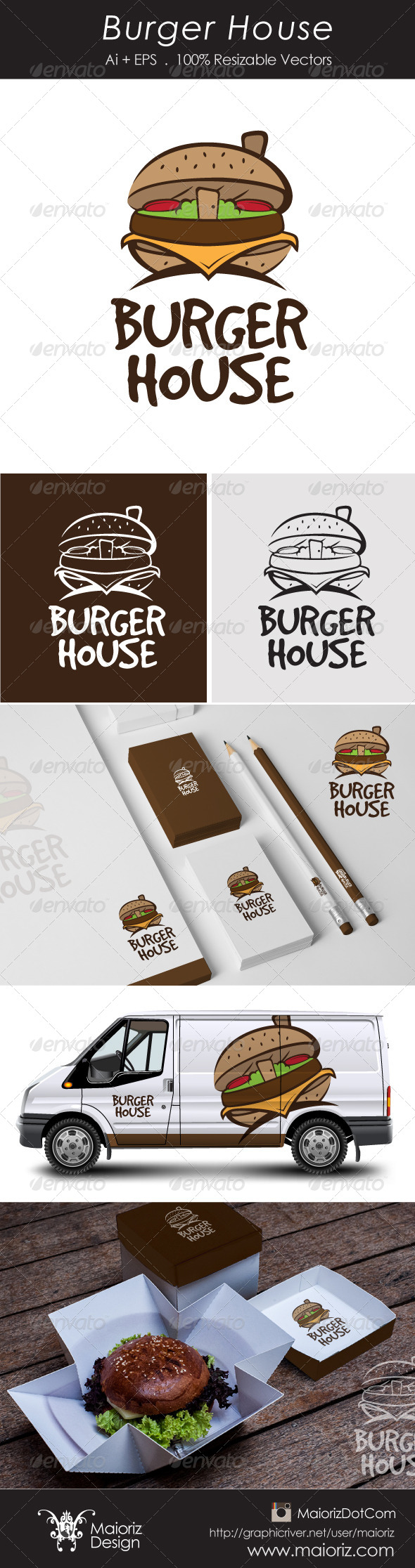 Burger Logo Templates | GraphicRiver