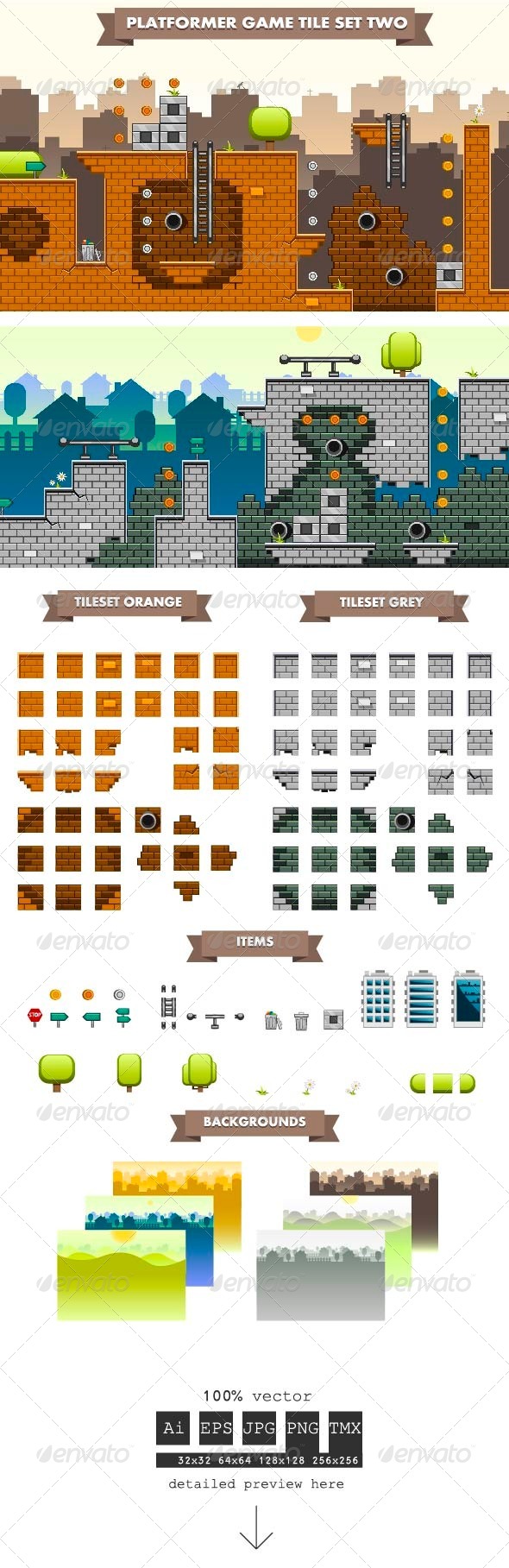City Game Tilesets from GraphicRiver