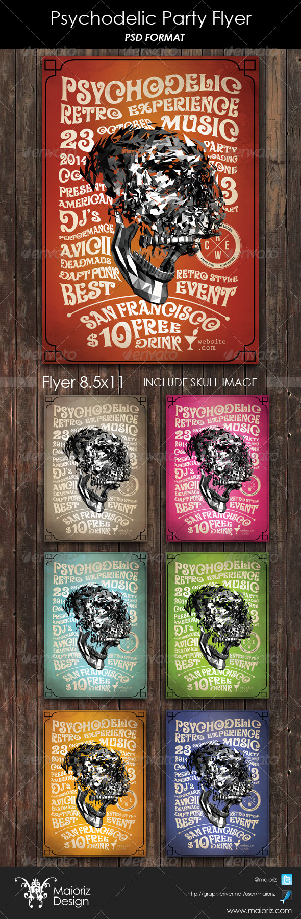 Psycho Graphics, Designs & Templates | GraphicRiver