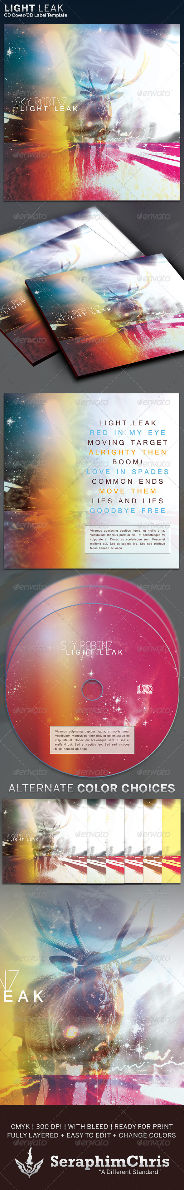 Infinity CD & DVD Artwork Templates | GraphicRiver