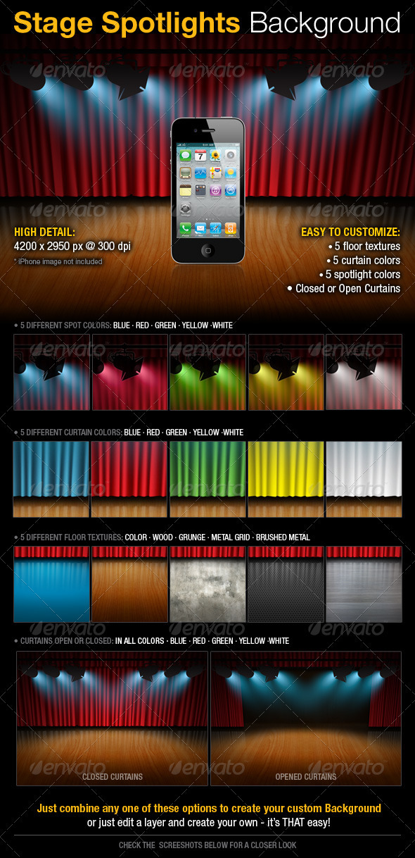 Stage Graphics, Designs & Templates | GraphicRiver