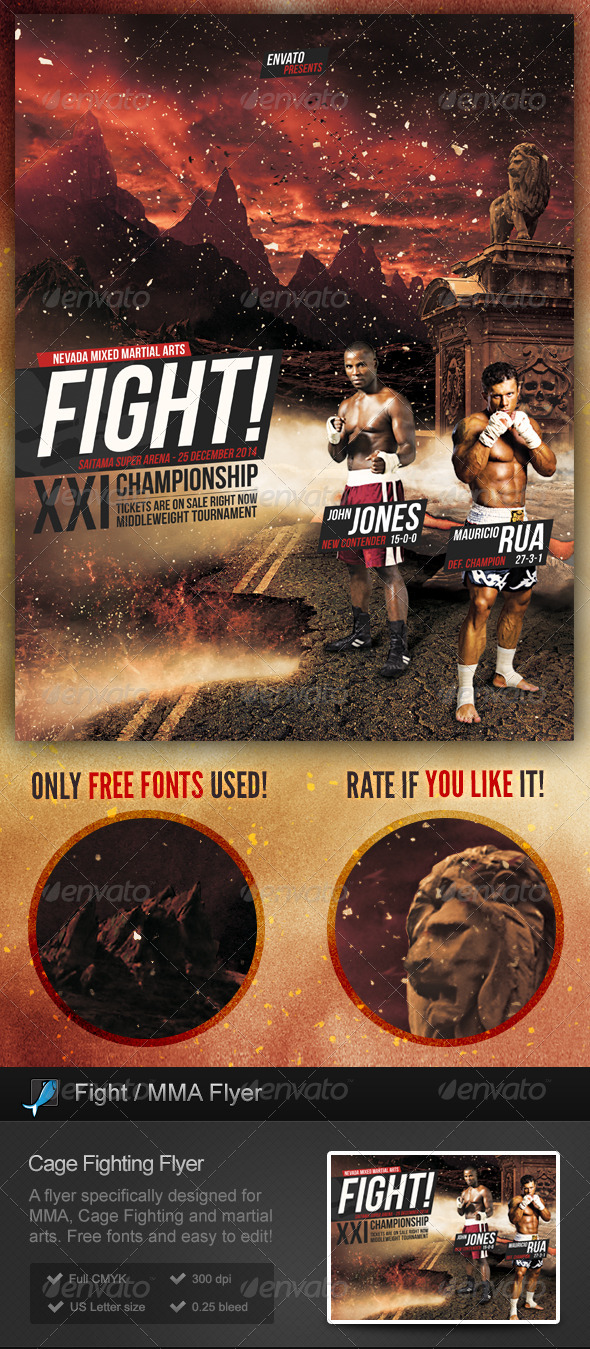 Mma Graphics, Designs & Templates | GraphicRiver