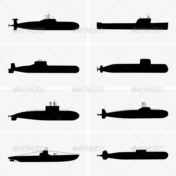 Submarine Graphics, Designs & Templates from GraphicRiver