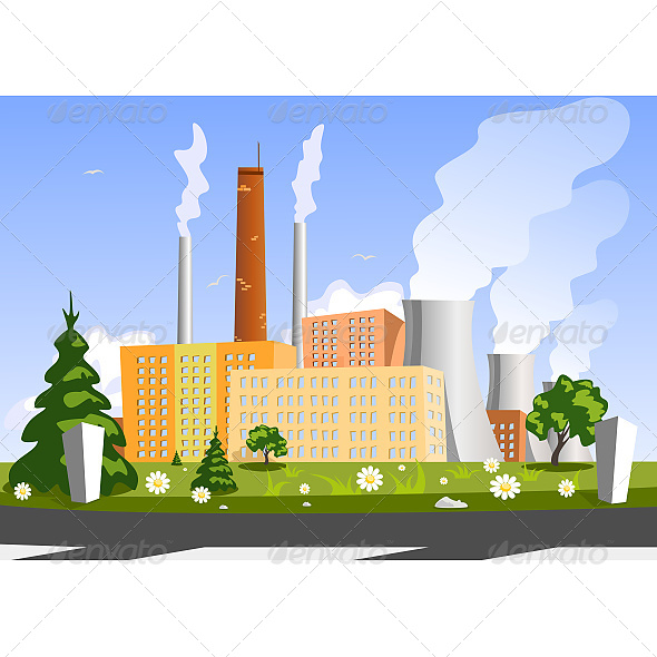 Factory Graphics, Designs & Templates | GraphicRiver