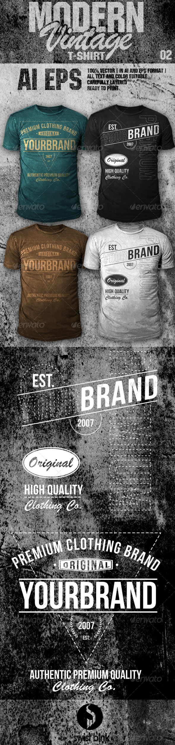 Random T-Shirt Designs & Graphics from GraphicRiver