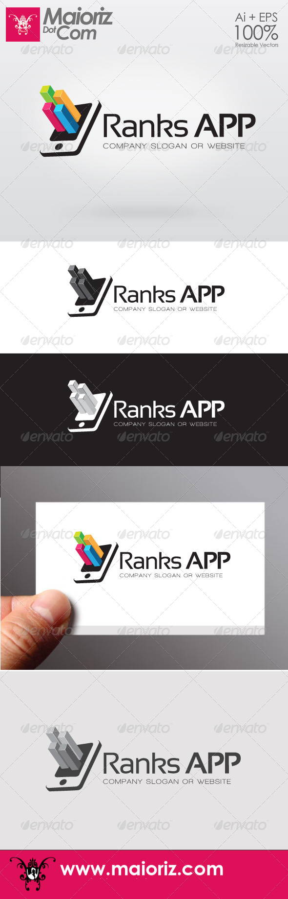 Logos Rank Graphics, Designs & Templates from GraphicRiver