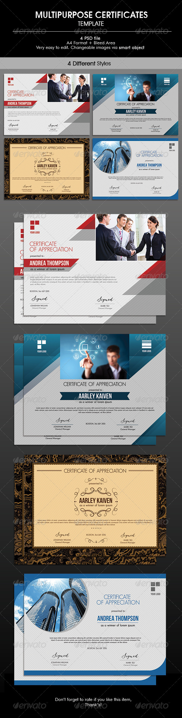 Certificates Graphics, Designs & Templates | GraphicRiver