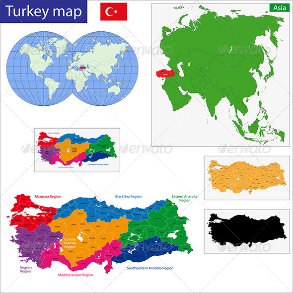 Turkey Graphics, Designs & Templates | GraphicRiver