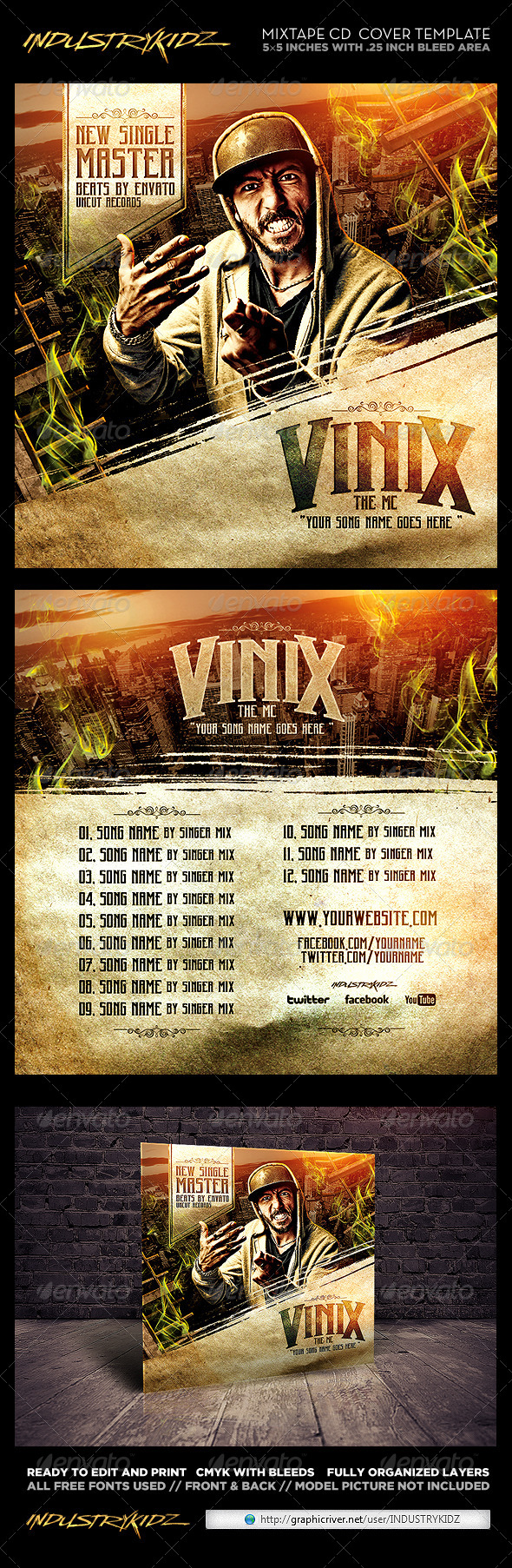 Mixtapes Graphics, Designs & Templates | GraphicRiver