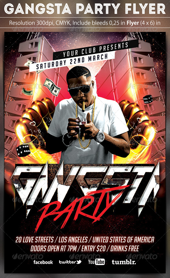 Gangsta Graphics, Designs & Templates | GraphicRiver