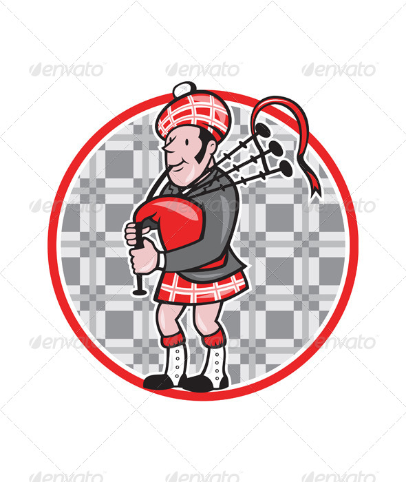 Bagpipes Graphics, Designs & Templates | GraphicRiver