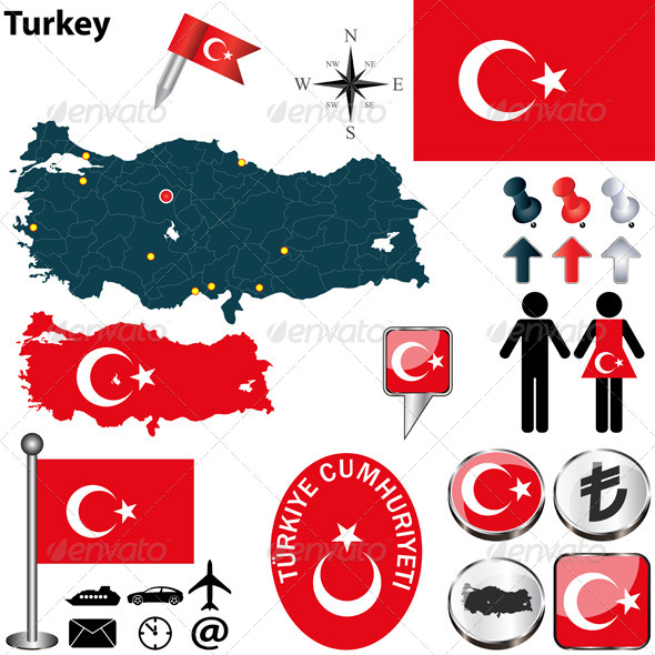 Turkey Graphics, Designs & Templates | GraphicRiver