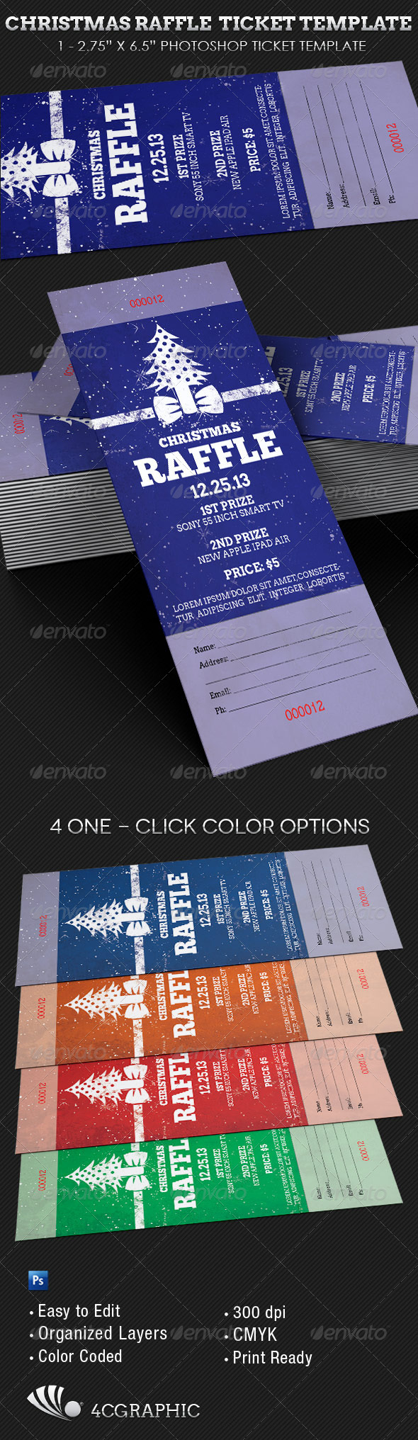 Raffle Graphics, Designs & Templates | GraphicRiver