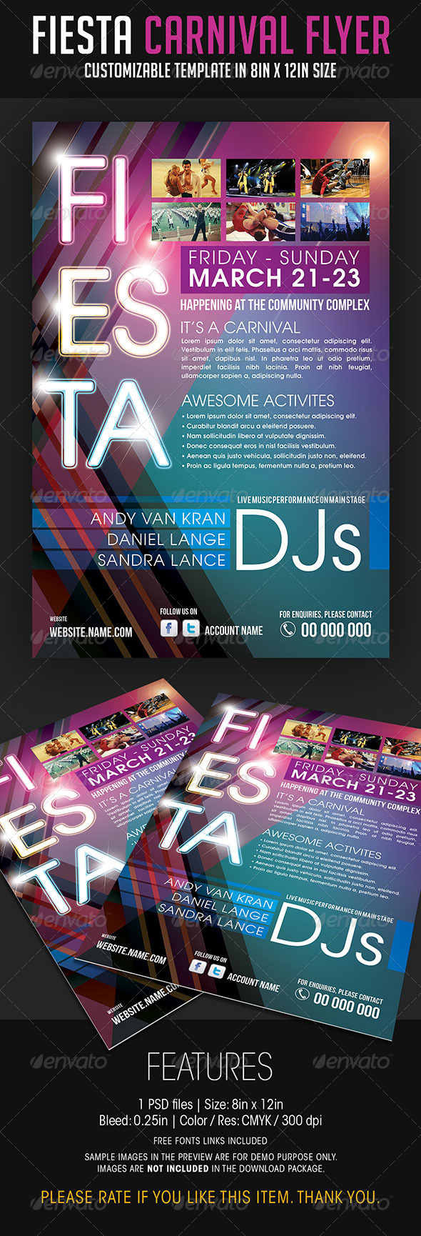 Fiesta Graphics, Designs & Templates | GraphicRiver