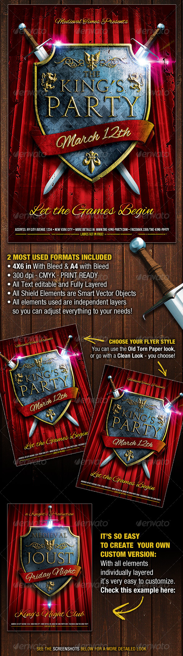 Medieval Flyer Templates | GraphicRiver