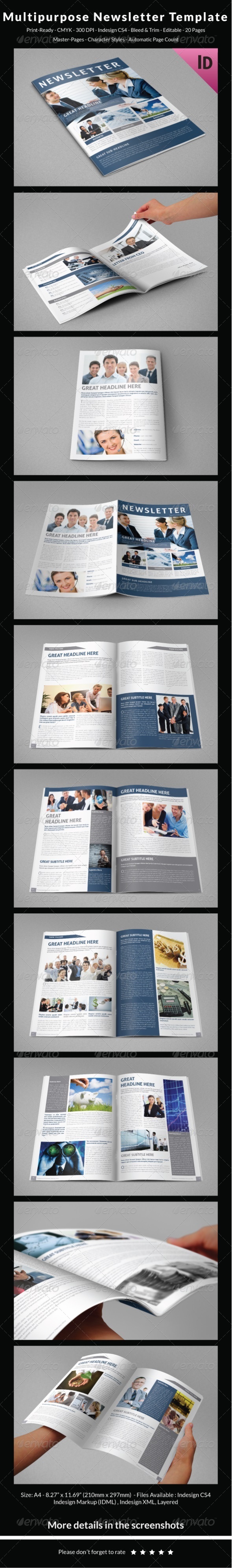 Modern Newsletter Graphics, Designs & Templates