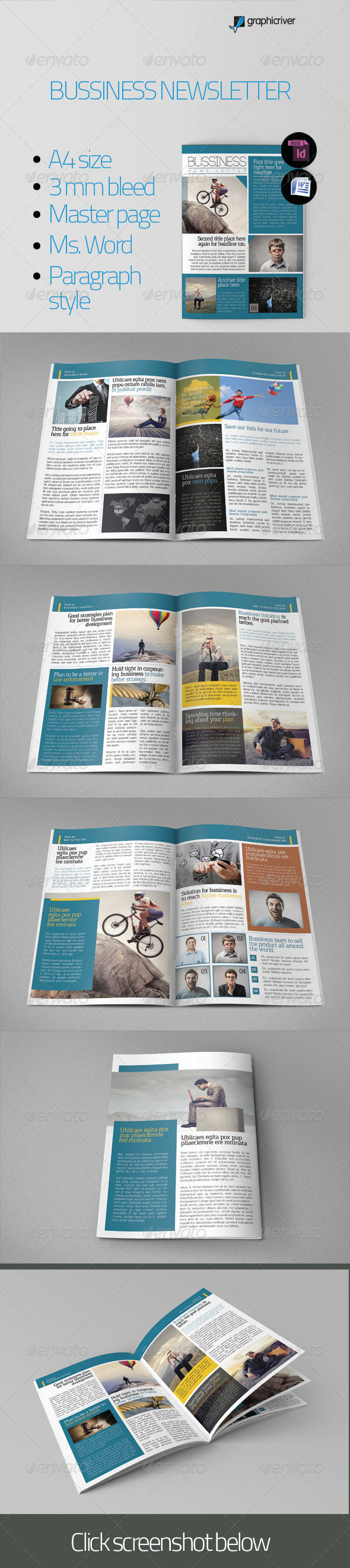 Newsletter Graphics, Designs & Templates from GraphicRiver