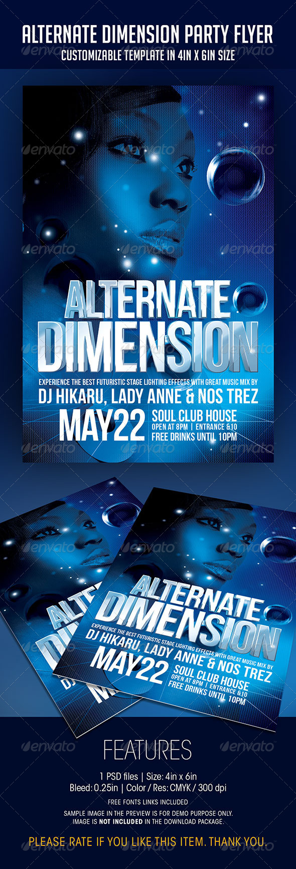 Dimensions Nightclub Graphics, Designs & Templates