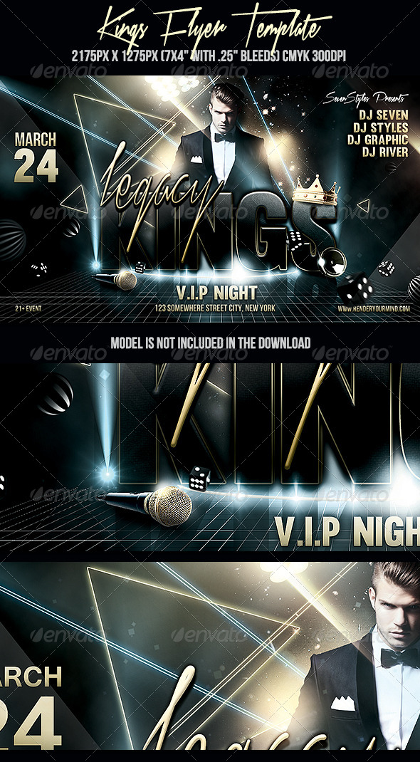 Kings Flyer Templates from GraphicRiver