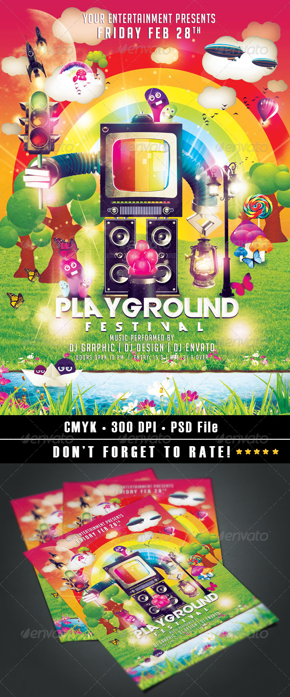 Playground Graphics, Designs & Templates | GraphicRiver