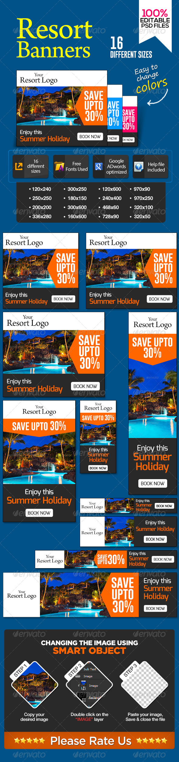 Resorts Graphics, Designs & Templates from GraphicRiver
