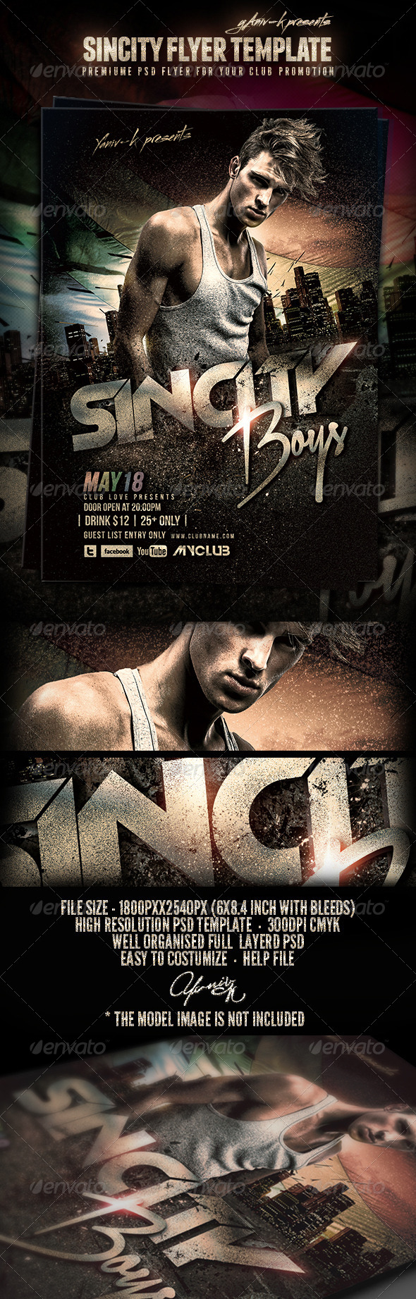 Gay Club Flyer Templates from GraphicRiver