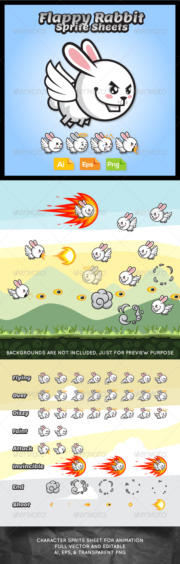 Flappy Graphics, Designs & Templates | GraphicRiver