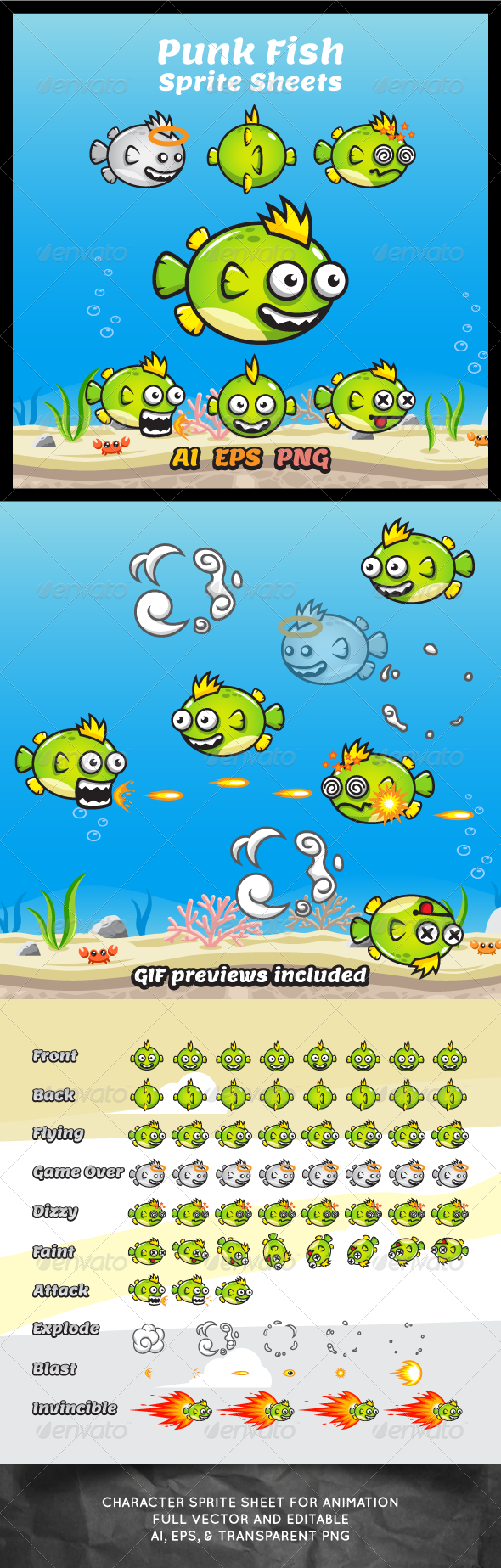 Fishing Game Assets | GraphicRiver