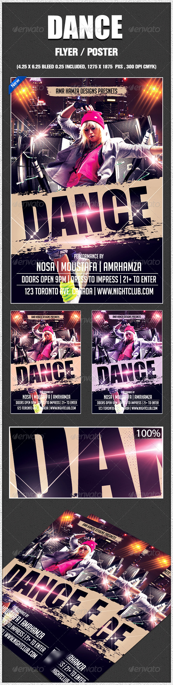 Dance Graphics, Designs & Templates from GraphicRiver