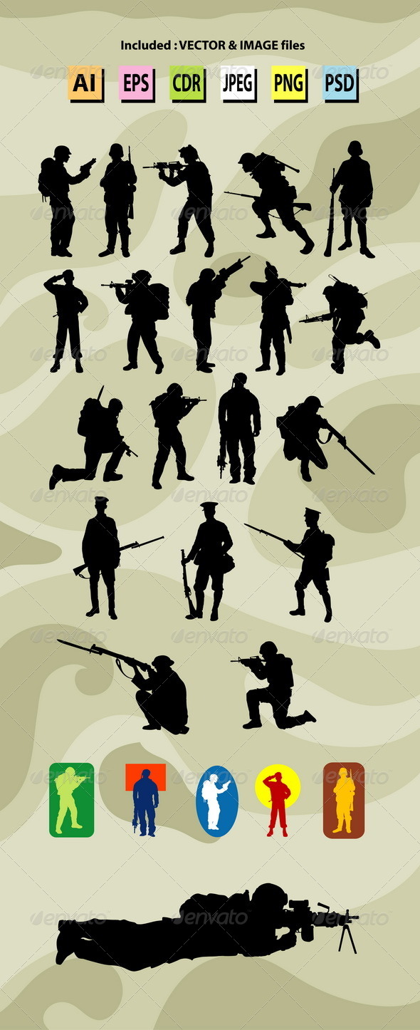 Soldier Graphics, Designs & Templates | GraphicRiver