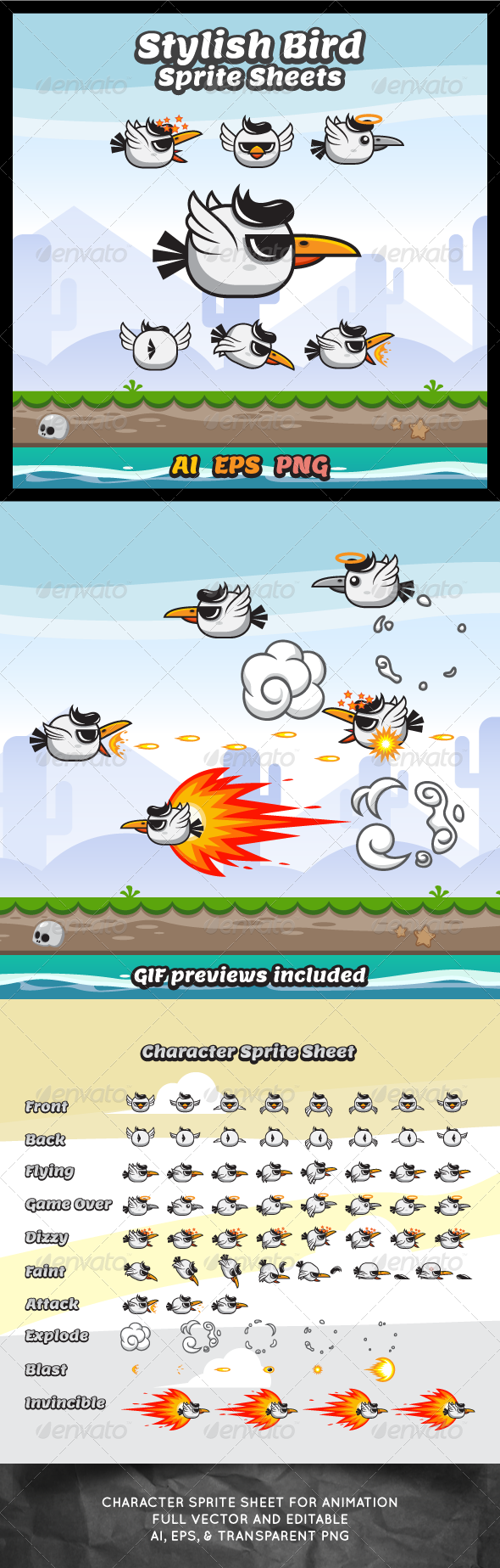 Gui Game Sprites & Sheet Templates | GraphicRiver