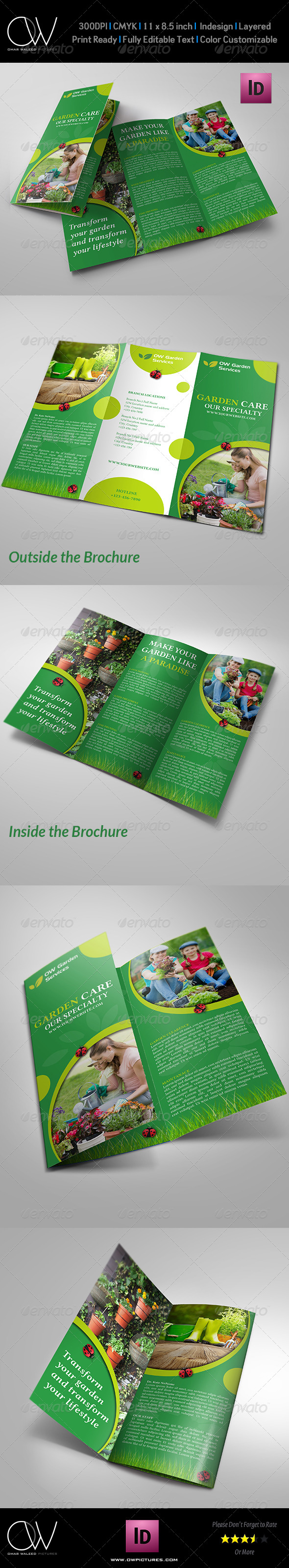 Garden Brochure Graphics, Designs & Templates from GraphicRiver