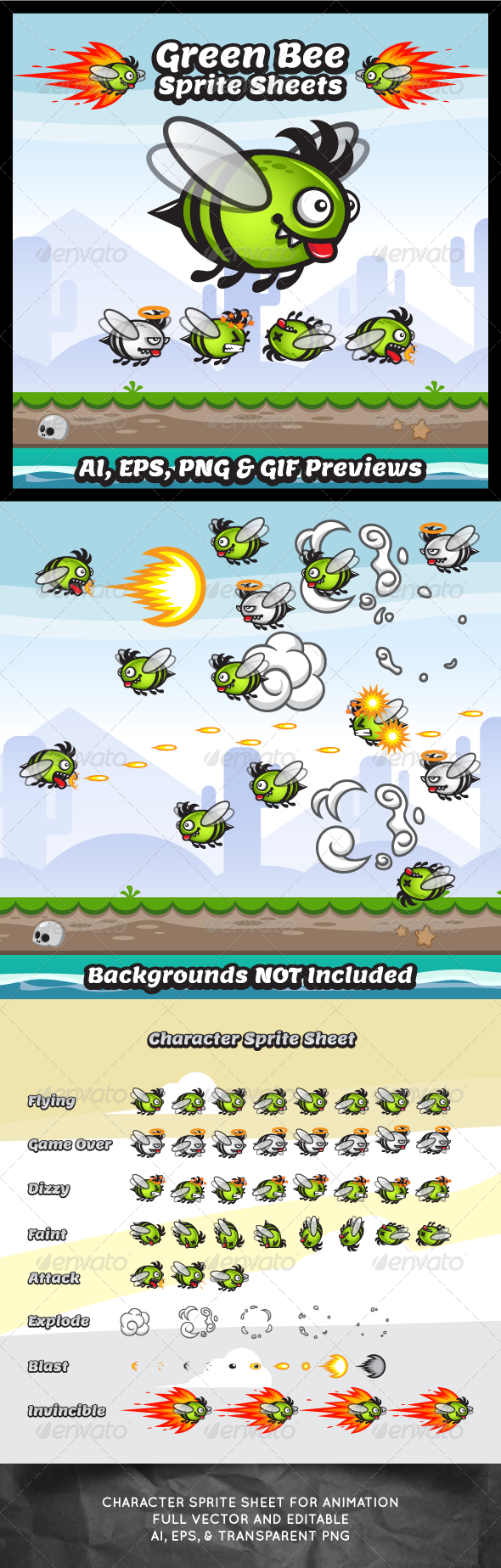 Bug Game Assets | GraphicRiver