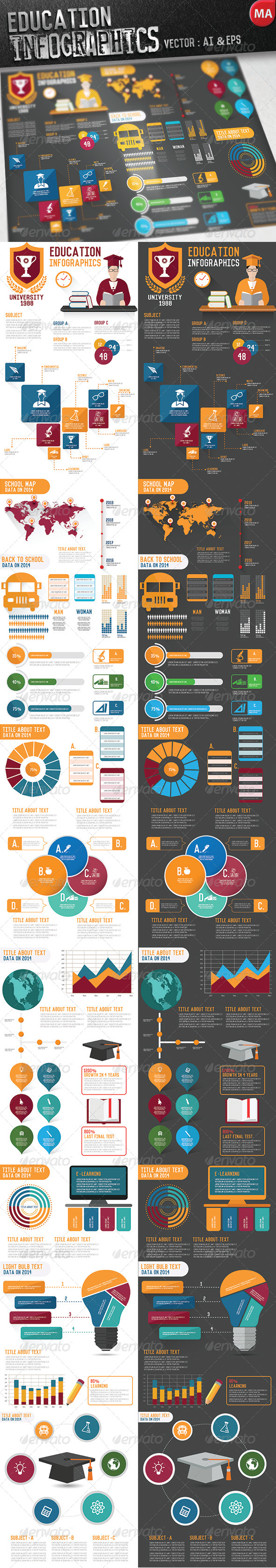 Infographic Templates from GraphicRiver