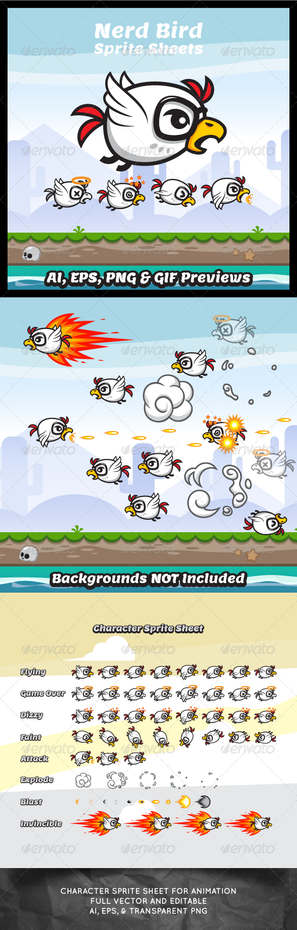 Gui Game Sprites & Sheet Templates from GraphicRiver